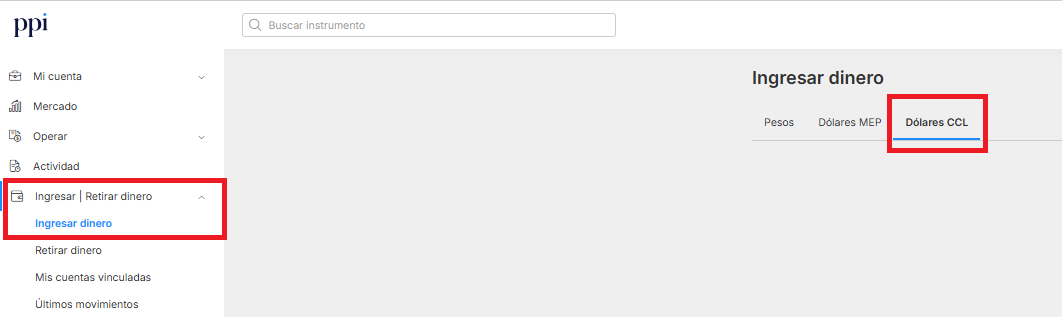 ¿Cómo ingresar dinero a PPI Global? – Portfolio Personal Inversiones